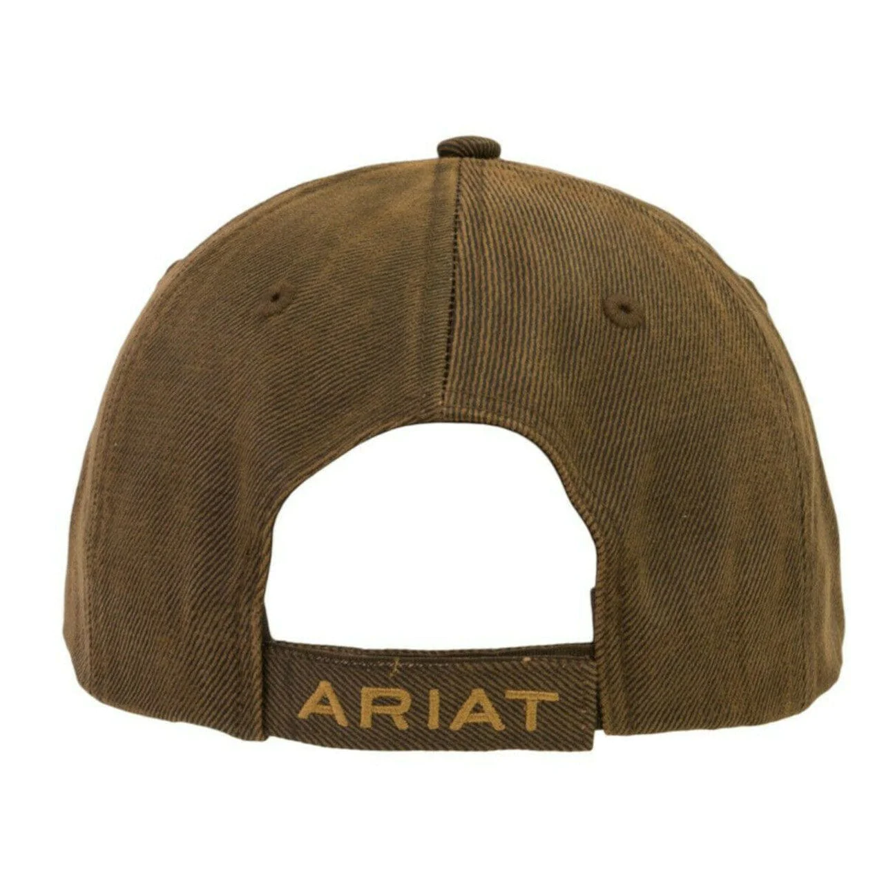 ARIAT MEN’S OFFSET BROWN OILSKIN SNAPBACK BALL CAP 1518002 – Tom Waters ...