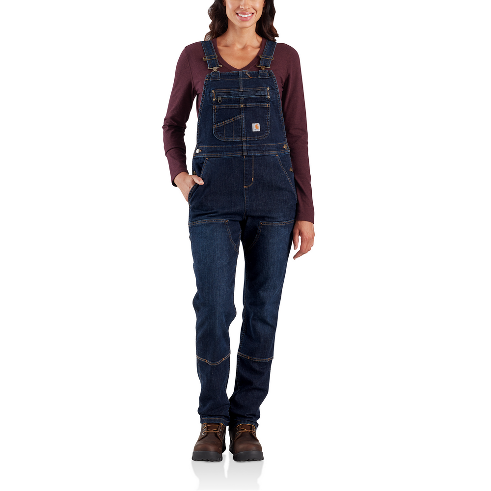 CARHARTT WOMEN’S DENIM DOUBLE-FRONT BIB OVERALL – Tom Waters Boots ...